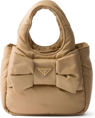 Prada mini sac Re-Nylon à design matelassé - Tons neutres