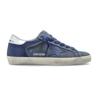 Golden Goose Super-Star Double Quarter With F - - Shoes - Damen - Blau - 37 EU