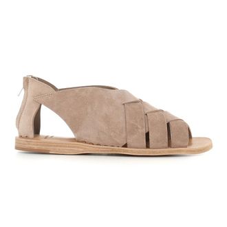 Officine Creative Femme, Chaussures, Beige, Taille: 39 EU Sandales Plates Beige en Daim