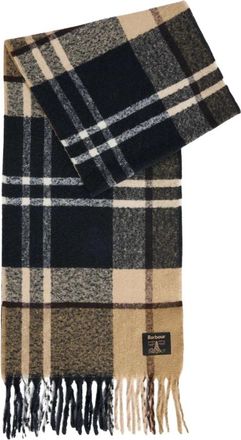 Barbour unisex, Accessoires, Beige, Taille: ONE Size Yorklane Tartan Scarf