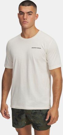 Under Armour Project Rock Kurzarm-Oberteil für Herren Stein / Schwarz XXL