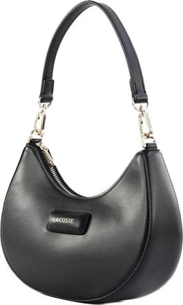Lacoste Femme, Sacs, Noir, Taille: ONE Size Borsa Mezzaluna