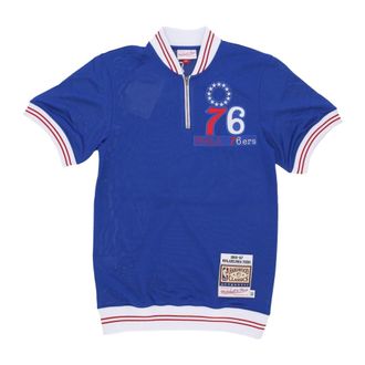 Mitchell & Ness NBA Shooting Shirt 1966 Philadelphia 76ers - - Tops - Herren - Blau - XL