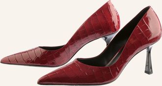 H&ouml;gl Lack-Pumps rot
