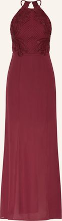 Lipsy Abendkleid Mit Spitze rot