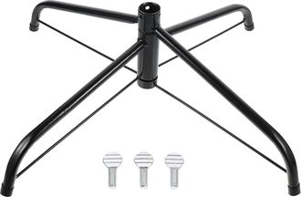 Angoily Weihnachtsbaumst&auml;nder Metall 50cm Gr&uuml;n mit Schraubbefestigung f&uuml;r K&uuml;nstlichen Baum 22cm Rohrst&auml;nder Stabile Baumhalterung