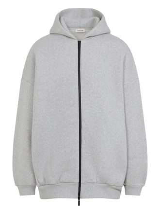 Fear of God hoodie à fermeture zippée - Gris