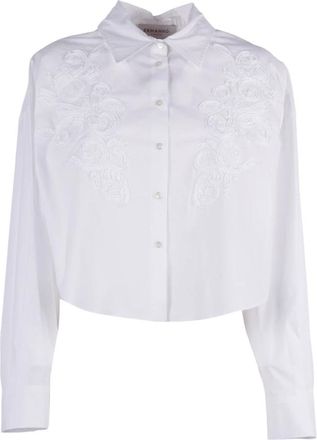 Ermanno Scervino Femme, Blouses et Chemises, Blanc, Taille: 34 FR Camicia