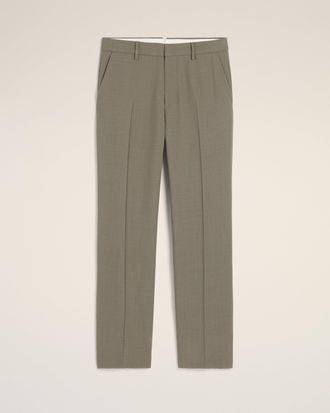 Ami Ami Paris - Taupefarbene Wollhose mit gerader Passform Grau - Gr&ouml;&szlig;e: 36 - f&uuml;r Herren