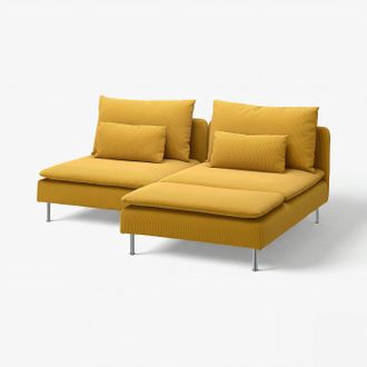 IKEA S&Ouml;DERHAMN 2er-Sofa mit R&eacute;camiere