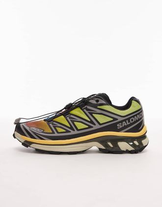 Salomon XT-6 - Sneaker in Schwarz und Orange
