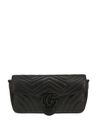 Gucci sac port&eacute; &eacute;paule en cuir matelass&eacute; (2020) - Noir