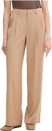 Oui Femme, Pantalons, Brun, Taille: 42 FR Pantalon large