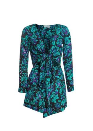 Zimmermann Multicoloured Silk Playsuit Size XXS