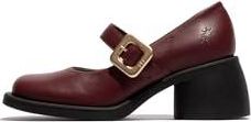 FLY London Femme HUVI044FLY Uniform Dress Shoe, Pourpre, 42 EU