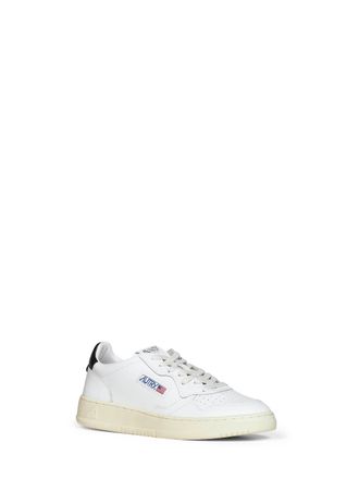 Autry Mens Sneakers Medalist Low White Leather Calf Trainers