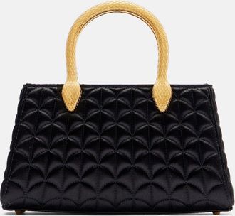 Bulgari Henkeltasche Serpentine Duette aus Satin