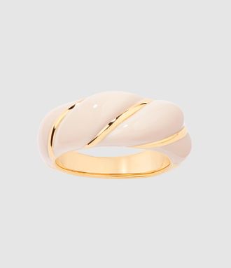 Aur&eacute;lie Bidermann Bague Diana Ivoire