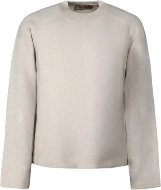 Moorer Femme, Pulls, Beige, Taille: 38 FR Linne Crewneck Sweater