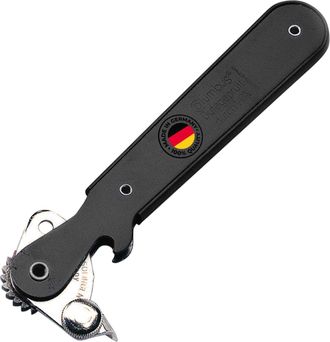 Westmark Hebeldosenöffner, mit Kapselheber, Länge: 16,2 cm, Stahl, Columbus, Farbig sortiert: Schwarz/Rot/Silber, 10252270