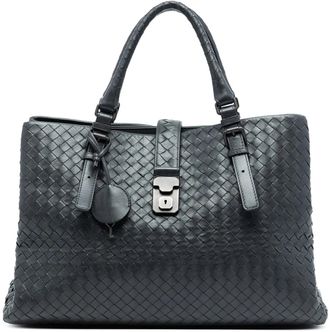 Bottega Veneta Shopper - Medium Nappa Intrecciato Roma Tote - Gr. unisize - in Grau - f&uuml;r Damen