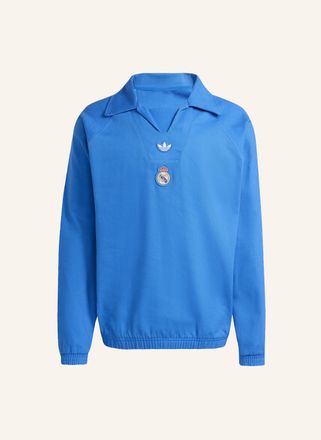 adidas Originals Adidas Originals Real Madrid Terrace Icons Drill Top blau