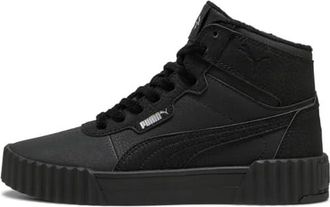 Puma Baskets Carina 3.0 Mid WTR pour Femme, Black Silver, 38 EU