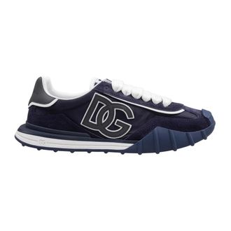 Dolce & Gabbana Homme, Chaussures, Bleu, Taille: 40 EU DG Athletic Baskets