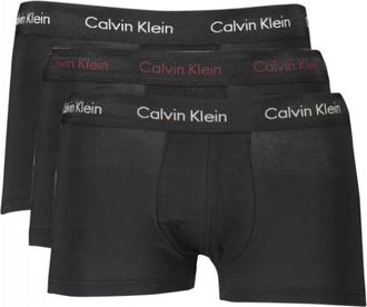Calvin Klein Homme, Sous-v&ecirc;tements, Noir, Taille: S Low Rise Trunk 3-Pack