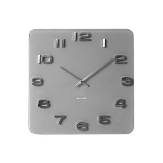 Karlsson KA5488GY Horloge Vintage Verre Gris, 35cm