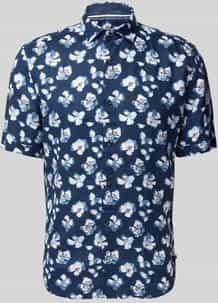 Olymp Level 5 Regular Fit Leinenhemd mit 1/2-Arm