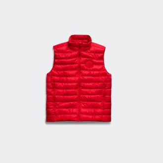 Canada Goose Stratus Weste mit Tonal Disc (M&auml;nnlich, Carmine Red, XXL)