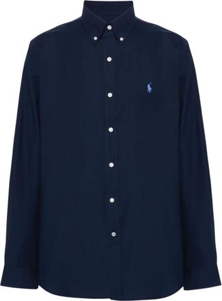 Polo Ralph Lauren Homme, Chemises, Bleu, Taille: XL Chemise en popeline de coton stretch