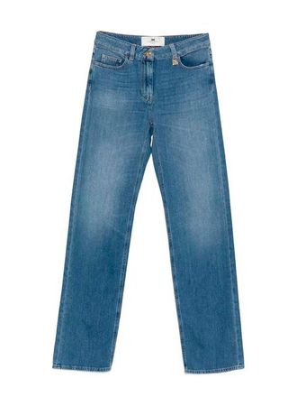 Elisabetta Franchi Jean Droit - Bleu Clair