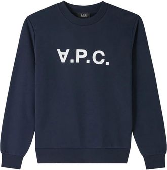 A.P.C. C0Hbm M27907 TIQ Sweatshirt - - Sweatshirts & Hoodies - Herren - Blau - M