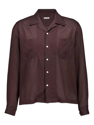 Bode long-sleeve shirt - Marron