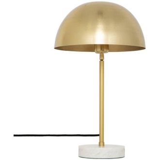 Atmosphera Lampe &agrave; poser en m&eacute;tal Dor&eacute; et Marbre H 46 cm - Atmosphera