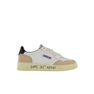 Autry Homme, Chaussures, Blanc, Taille: 43 EU Low Man Medalist Baskets