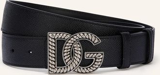 Dolce & Gabbana Lederg&uuml;rtel schwarz