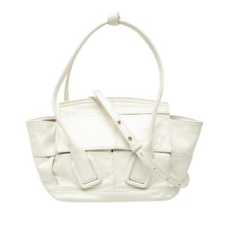 Bottega Veneta Pre-owned Sac bandouli&egrave;re Arco en cuir - Femme - Pre-owned - Blanc - Taille: ONE Size