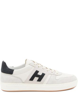 Hogan Perforierte Grand Central Sneakers - Nude