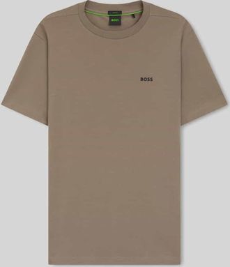 HUGO BOSS Regular Fit T-Shirt aus Baumwoll-Mix
