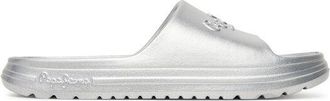 Pepe Jeans London Pantoletten Beach Slidemet PLS70165 Silberfarben