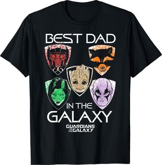MARVEL Guardians Of The Galaxy Best Dad Fathers Day T-Shirt