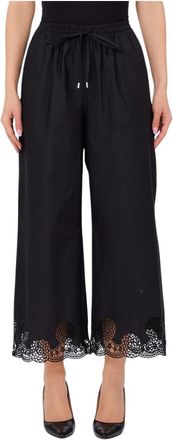 Liu Jo Femme, Pantalons, Noir, Taille: 36 FR Cropped Pantalons