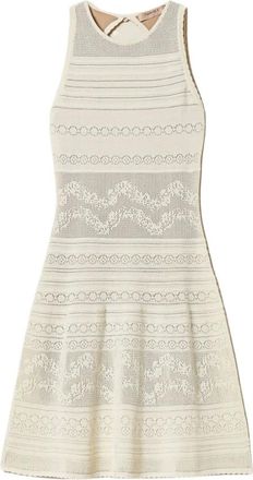 Twinset Femme, Robes, Blanc, Taille: 40 FR Knitted Robes