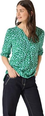 Cecil B345548 Chemisier imprimé à Paillettes, Pastel Blue, XL Femmes