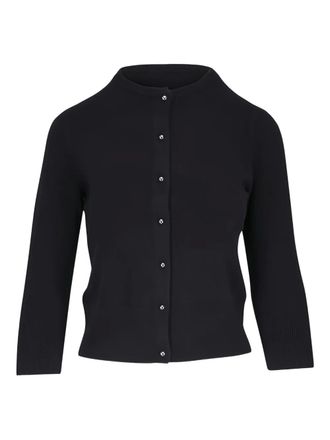 Vince cardigan &agrave; col officier - Noir