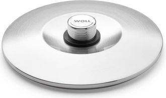 Woll Diamond Logic XR Pro Edelstahldeckel &Oslash; 20 cm rund - Kochdeckel aus Edelstahl mit Deckelknopf & permanenter Entl&uuml;ftung - hitzebest&auml;ndig & langlebig