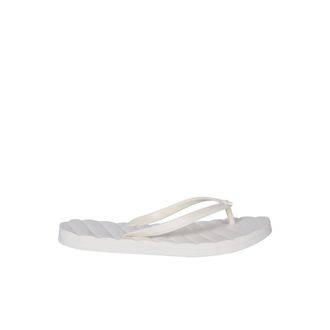 Tory Burch Femme, Chaussures, Blanc, Taille: 36 EU Tongs en caoutchouc